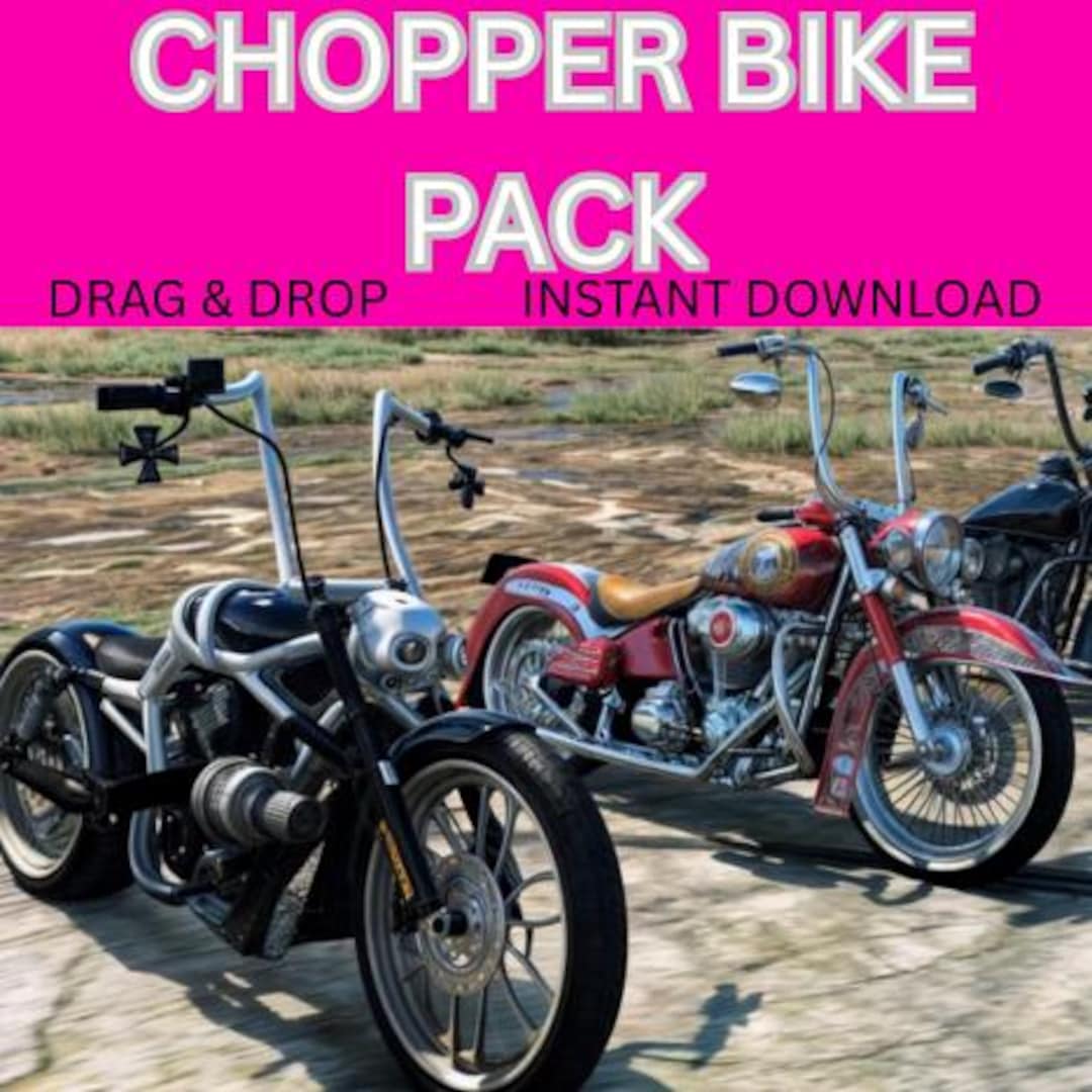 Pacote de Moto Chopper FiveM – Pacote de Moto Lowrider Personalizado ...
