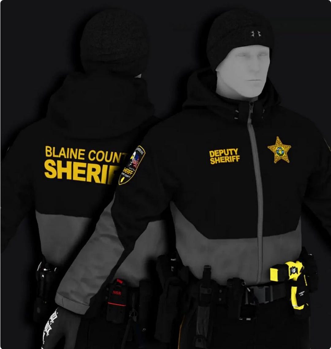 Fivem Sheriff Fleece Jacket 2 Variants | Instant Download RP Servers - Etsy