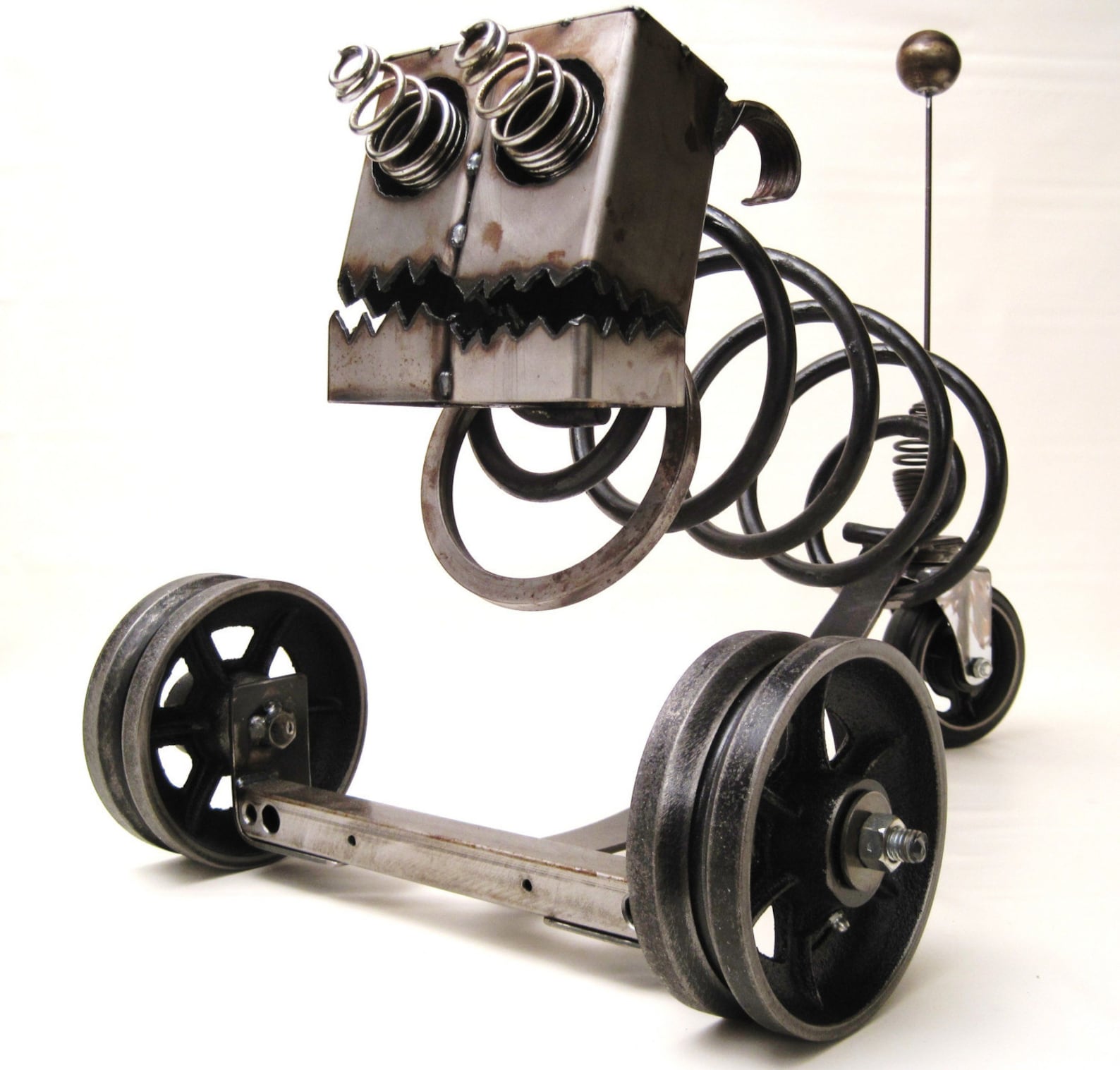 Ricochet Roy up Recycle Metal Dog - Etsy