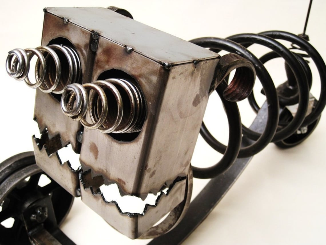 Ricochet Roy up Recycle Metal Dog - Etsy