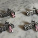 4 Motorcycle Pins With Pink Ribbon Breast Cancer Awareness - Etsy
