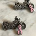4 Motorcycle Pins With Pink Ribbon Breast Cancer Awareness - Etsy