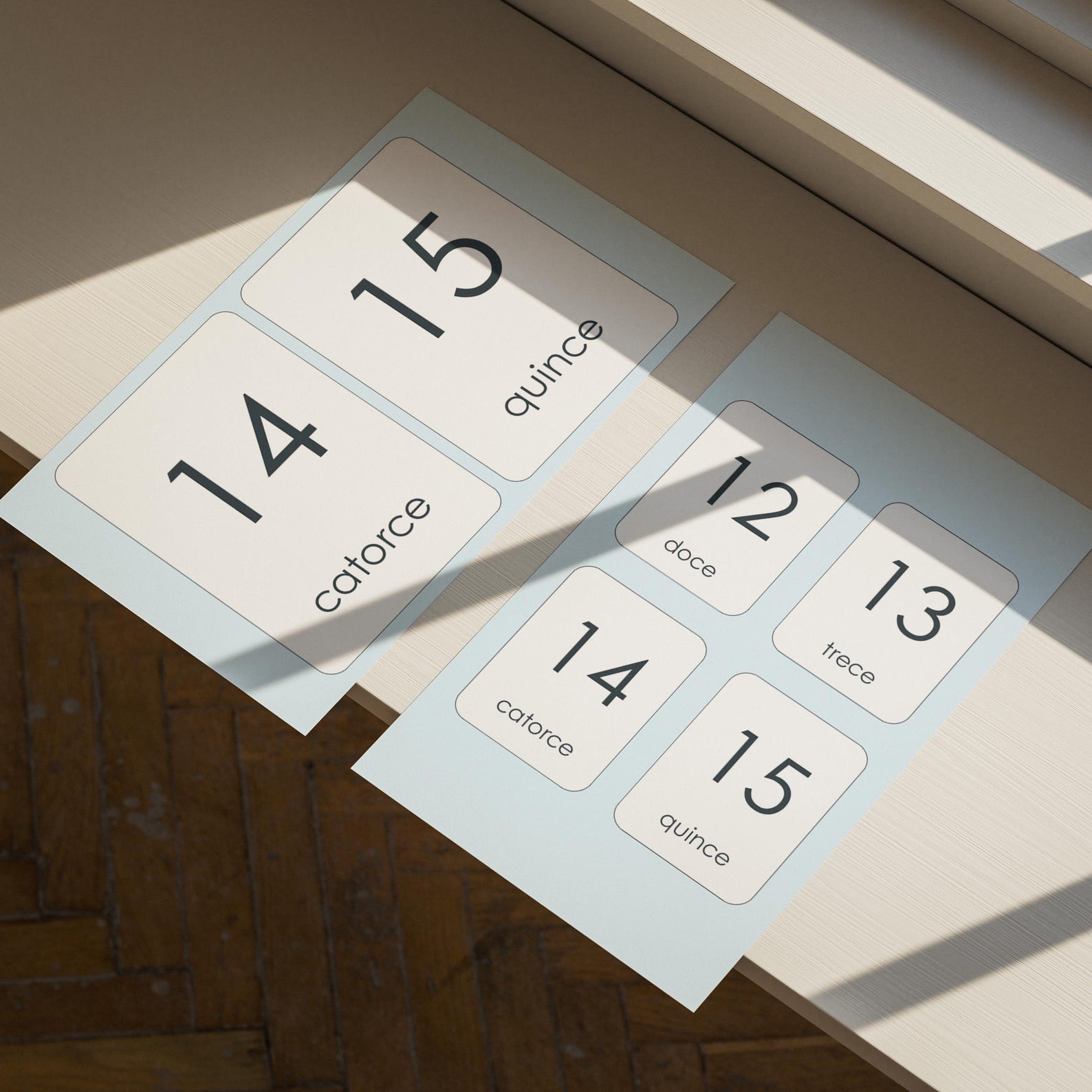 Spanish Numbers Flashcards: Montessori Printable Cards for Kids (PDF ...
