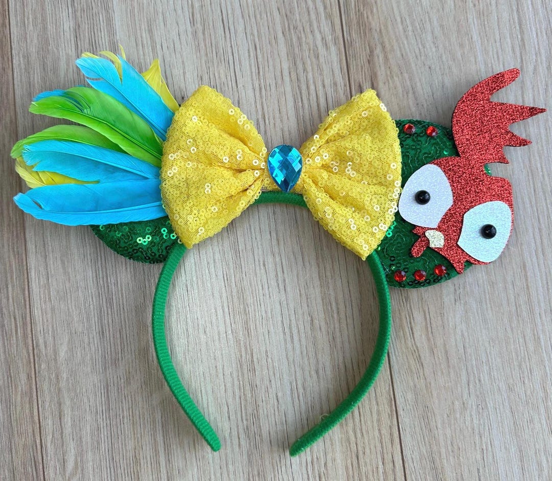 Chicken Sparkly Mouse Ears | Theme Park Costume - Etsy