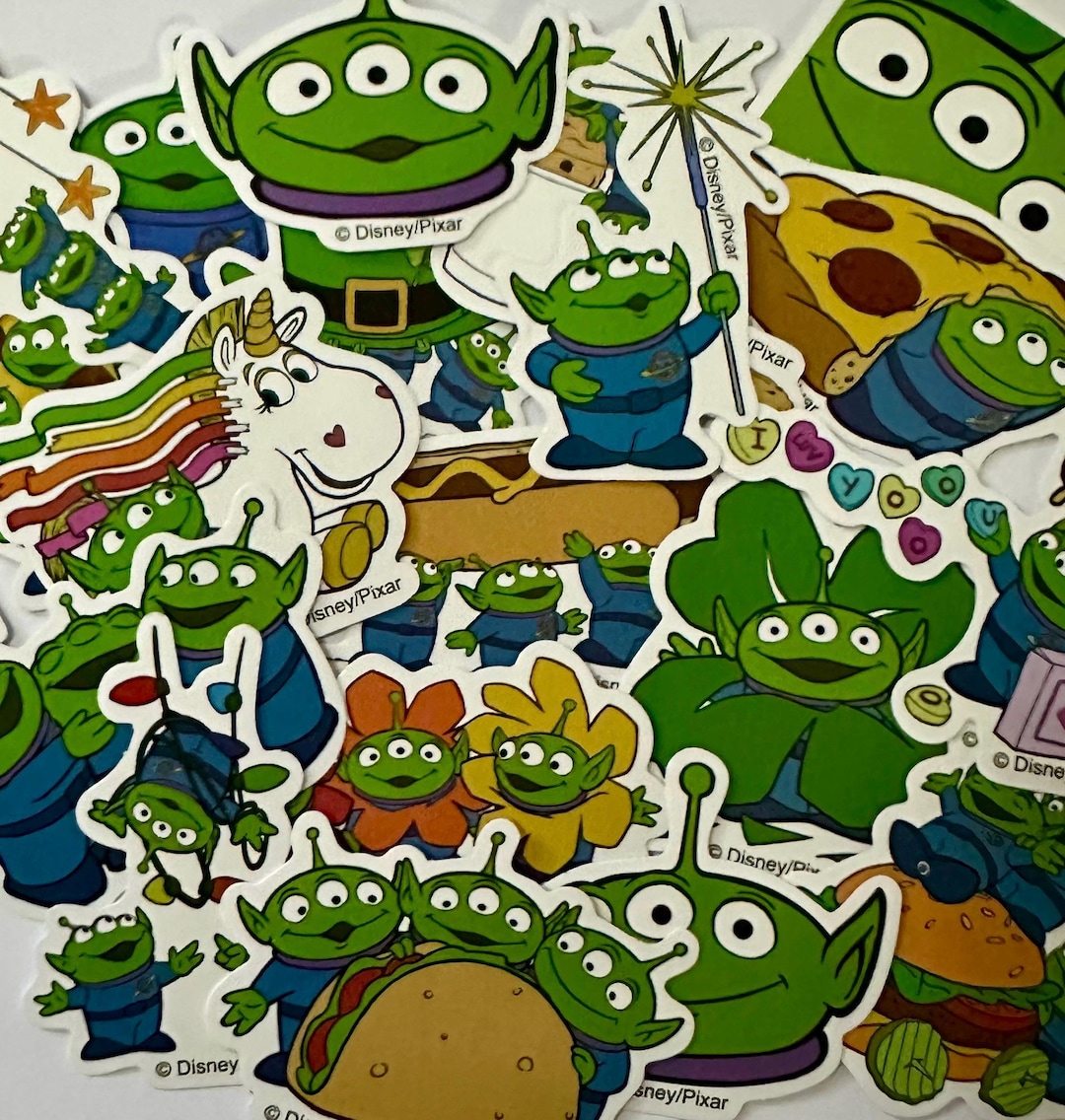 Toy Story Alien Vinyl Sticker Pack: Waterproof Laptop Stickers - Etsy