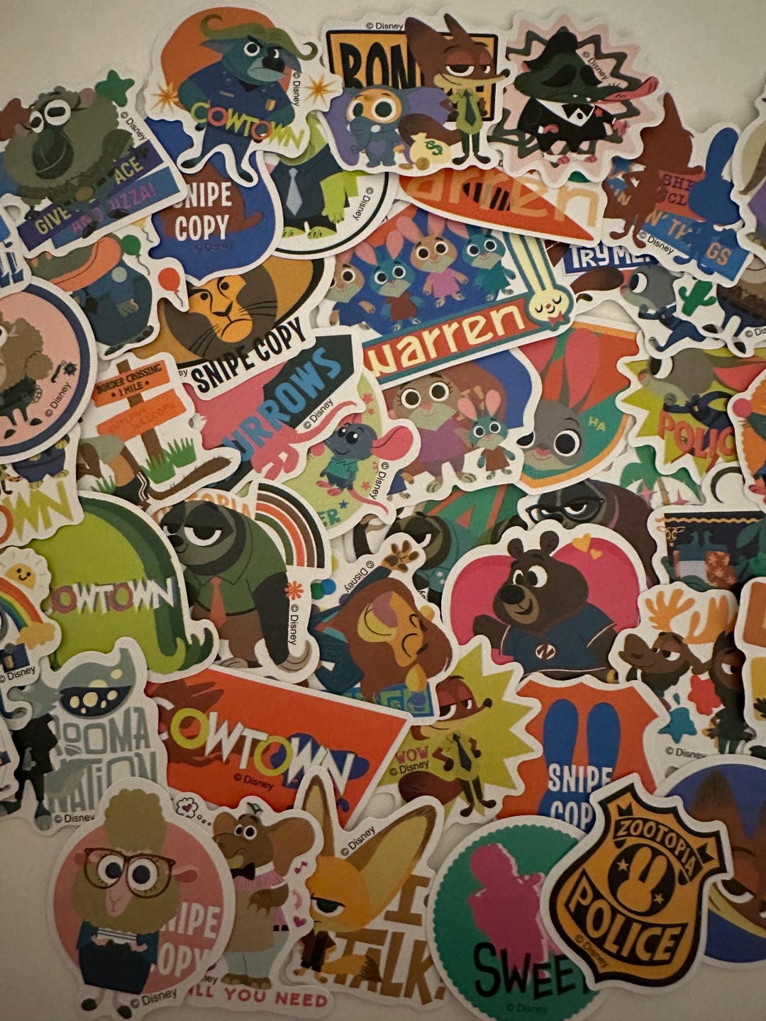 Zootopia Sticker Pack: Judy Hopps, Nick Wilde - Matte Planner Stickers ...