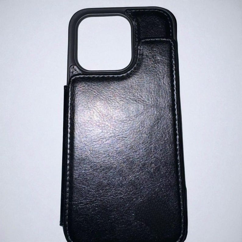 RFID Wallet iPhone Case: PU Leather Card Holder - Secure Tech Gift - Etsy