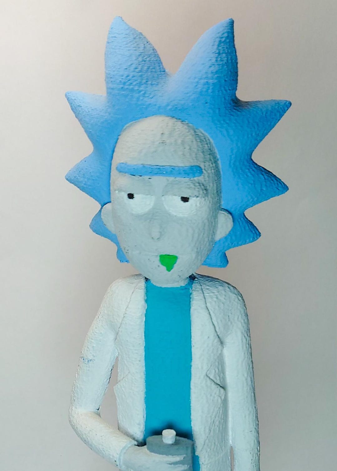 Rick Unpainted Model - From Rick and Morty Show - Etsy