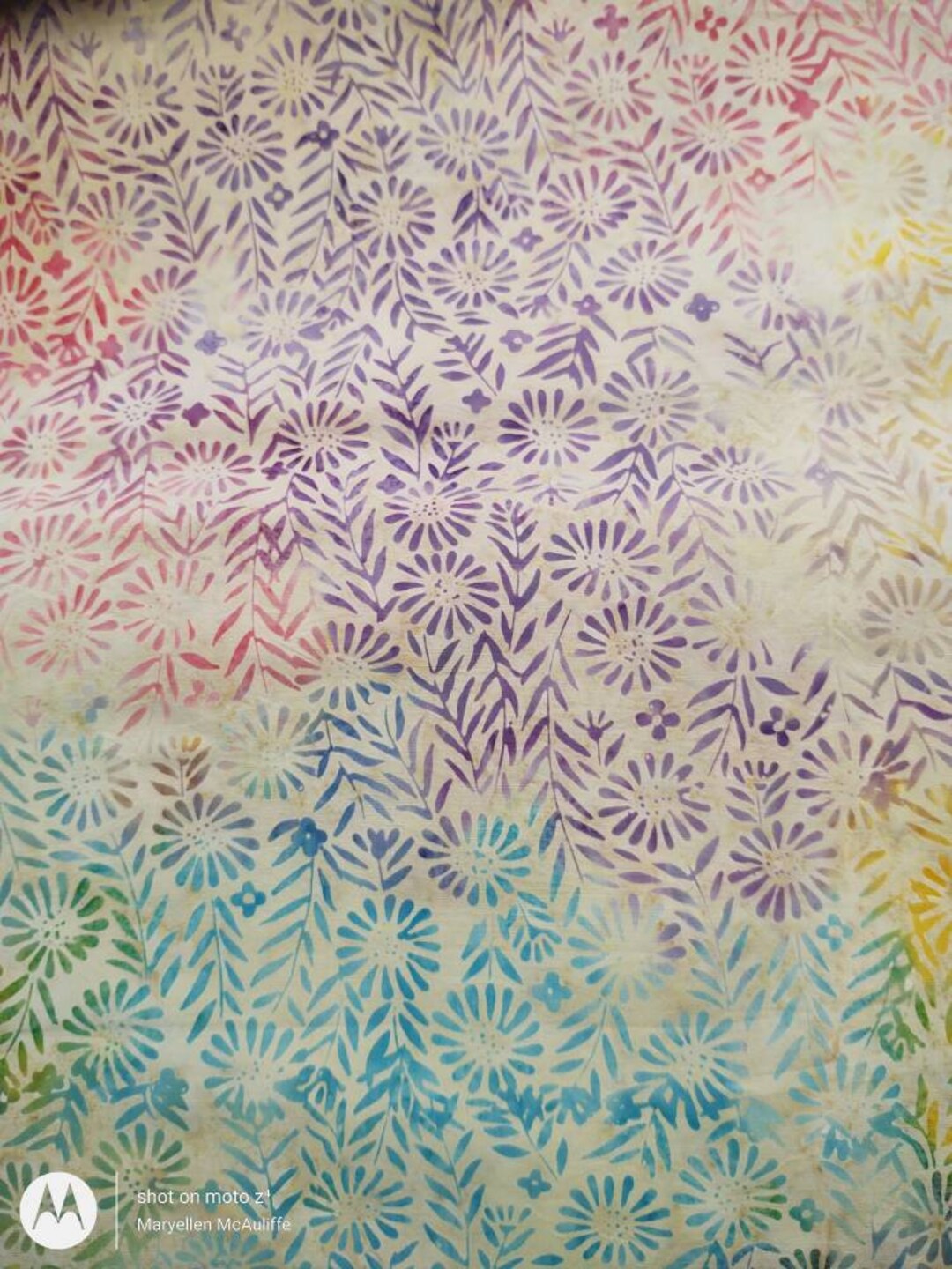 Island Batik Flower Field on Rice Fabric Yardage - Etsy