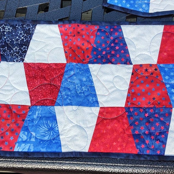 Patriotic Table Mat - Etsy