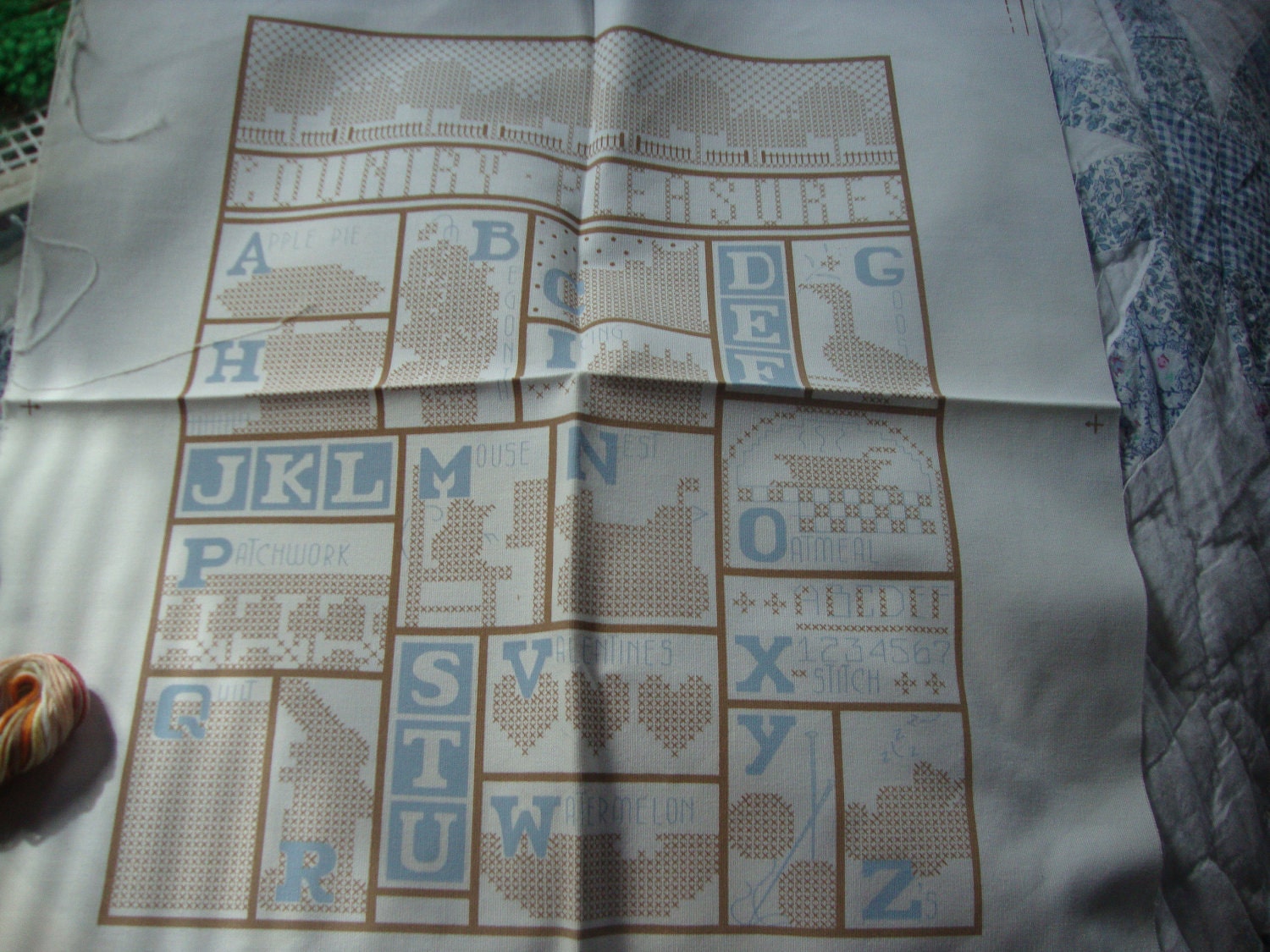 Quiltsy Destash Vintage Country Alphabet Dimensions Cross Stitch Kit - Etsy