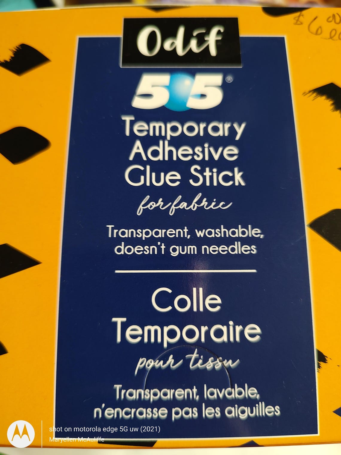 ODIF 505 Temporary Adhesive Glue Stick for Fabric - Etsy
