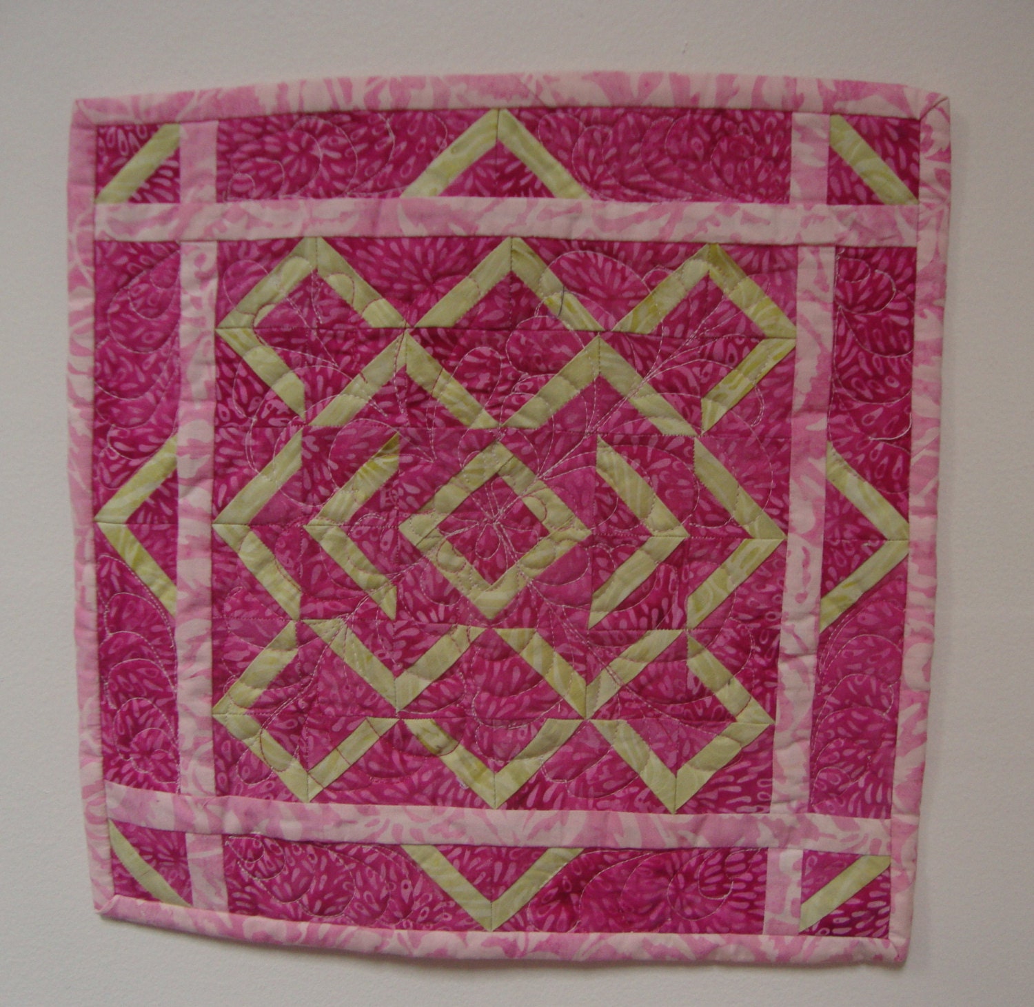 Quilted Mini Wall Hanging Table Topper Quilts - Etsy