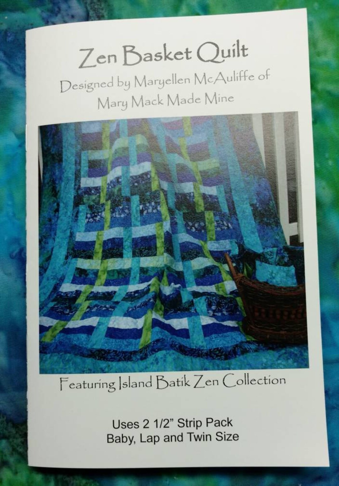 Zen Basket Quilt Pattern Booklet Instruction Tutorial for Strip Packs ...