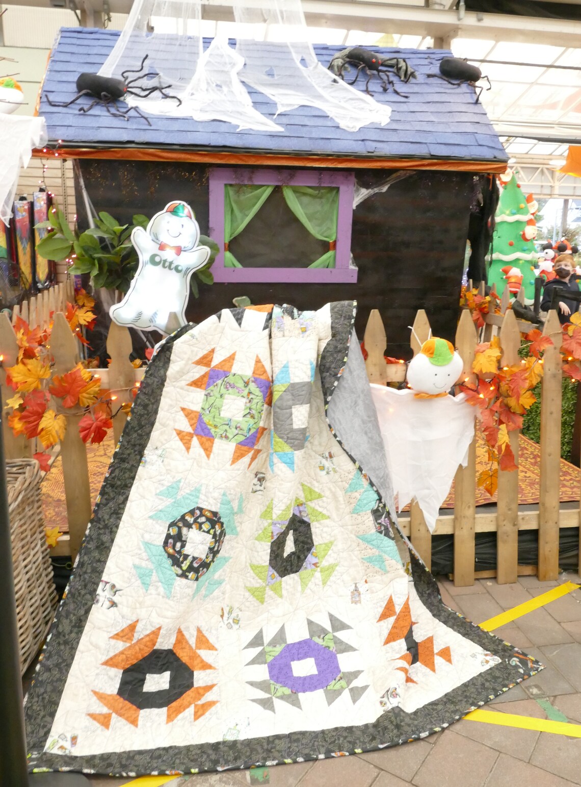 Spellbound Halloween Fall Throw Quilt Patchwork Twin Salem - Etsy