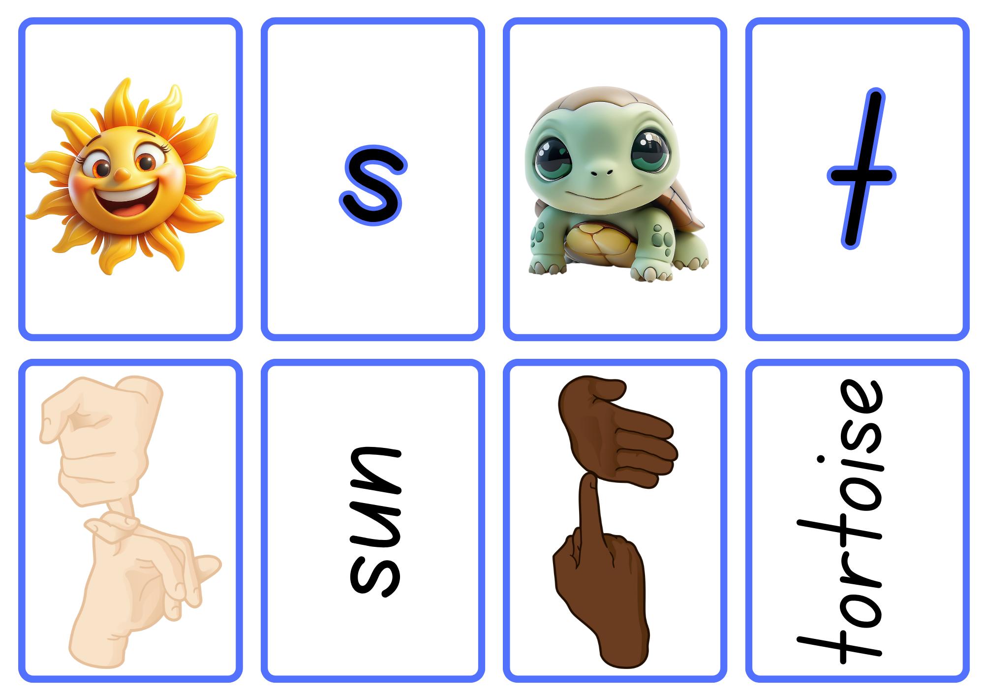 Auslan Alphabet Matching Cards: Lower Case Letters & Signs - Etsy