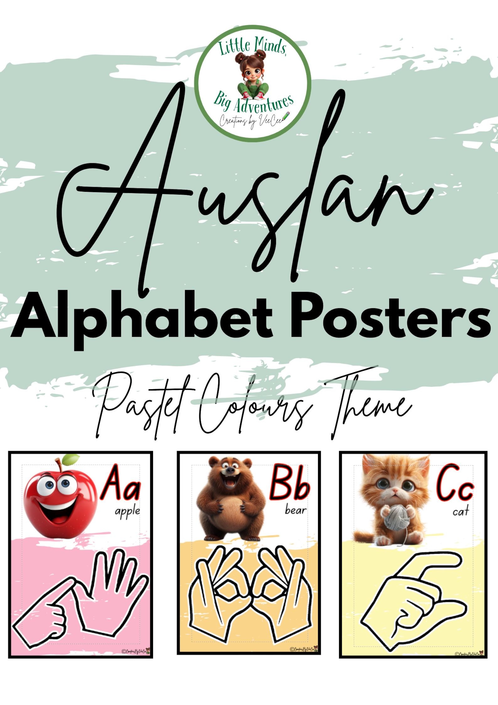 Auslan Alphabet Poster: Fingerspelling Classroom Decor - Etsy