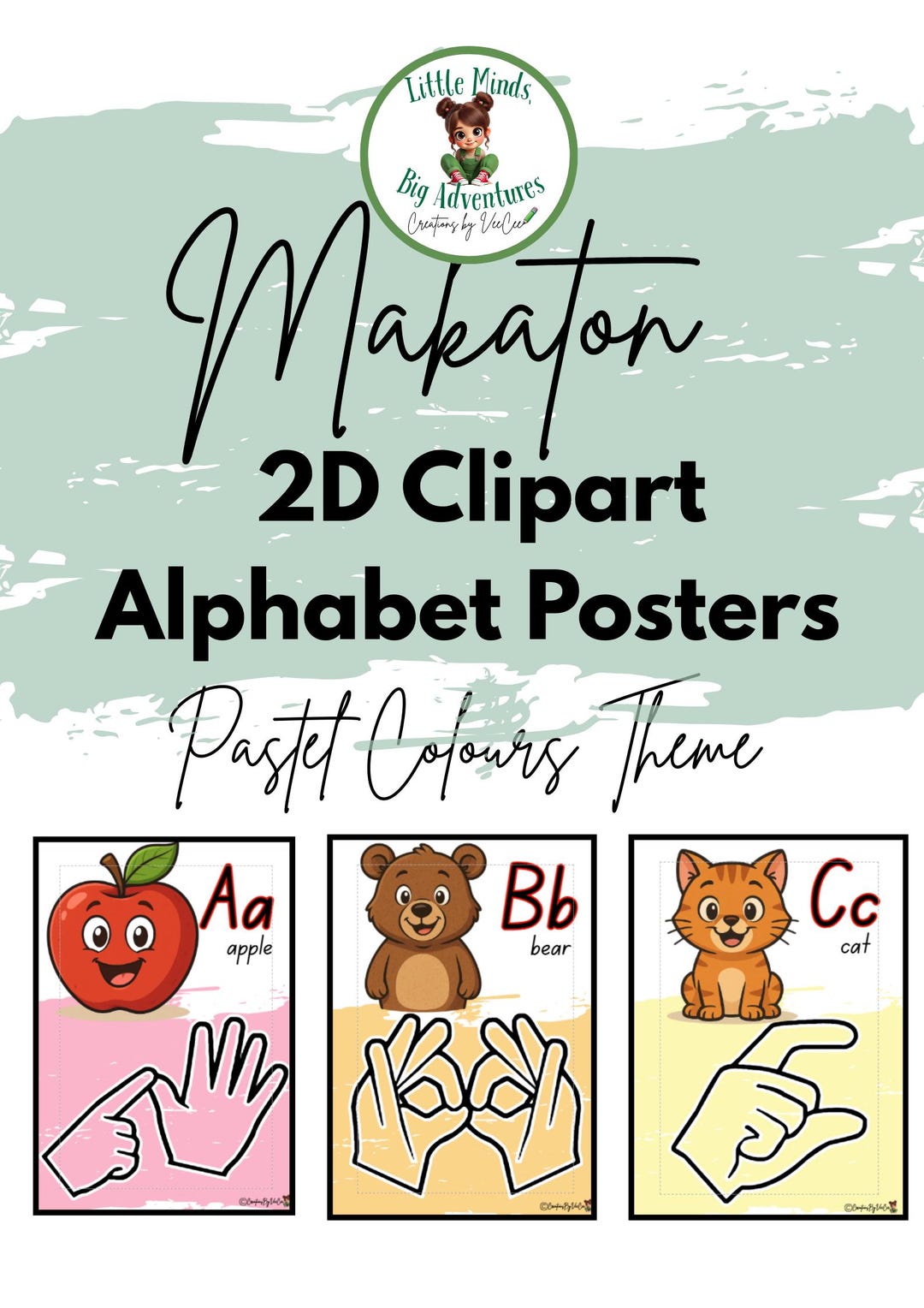 Auslan/makaton Alphabet Poster | Fingerspelling | Inclusive Classroom ...