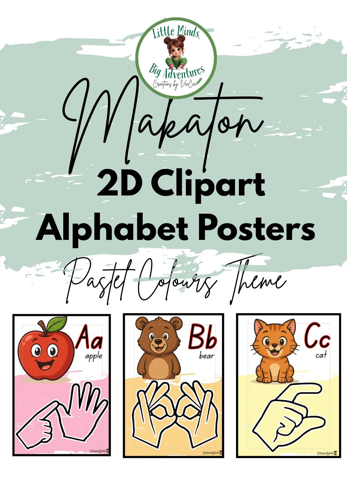 Makaton Alphabet Poster: Fingerspelling, Inclusive Classroom Decor - Etsy