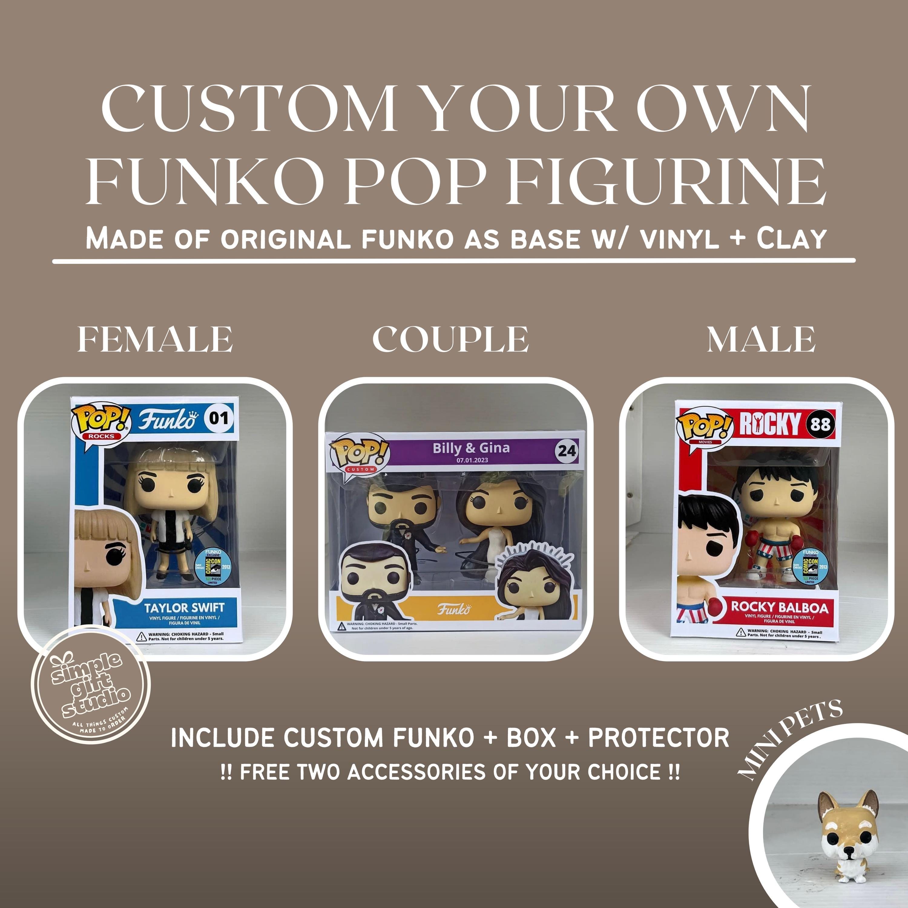 Custom Funko Pop Figurine With Custom Personalized Gift Box | Hand ...