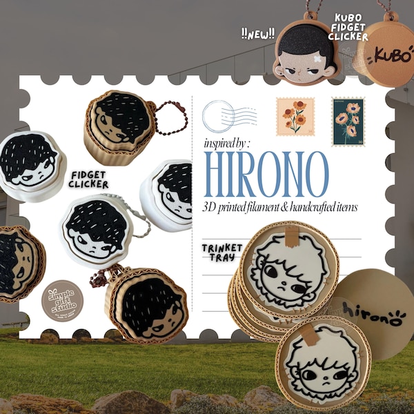 Hirono Keychain - Etsy