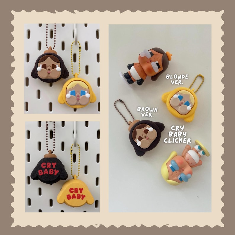 Fidget Clicker Toy - Inspired Hirono Popmart Kubo Popmart - Clicking ...