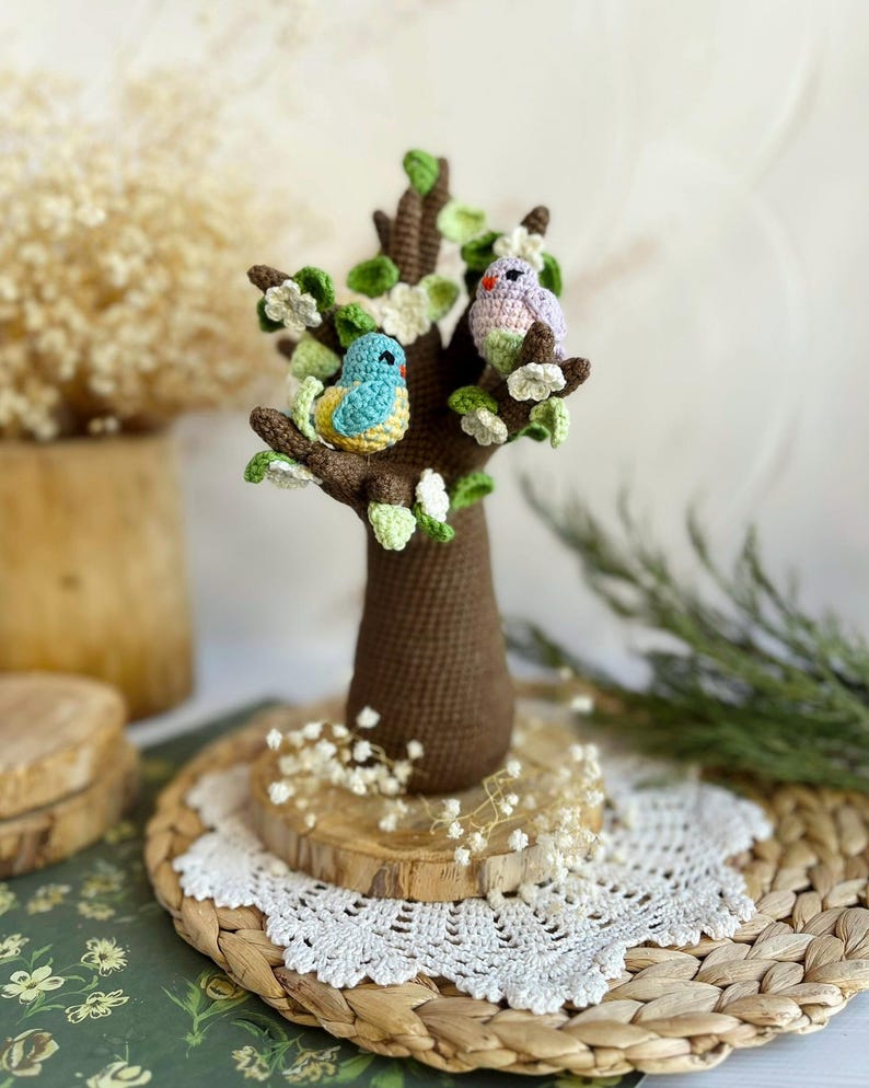 Crochet Pattern Tree Amigurumi Pattern in English PDF Spring Tree ...