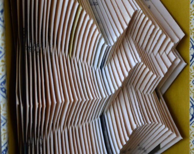 Free-form Jaws the Dogs of War Folded Book Art Recycled, Repurposed ...