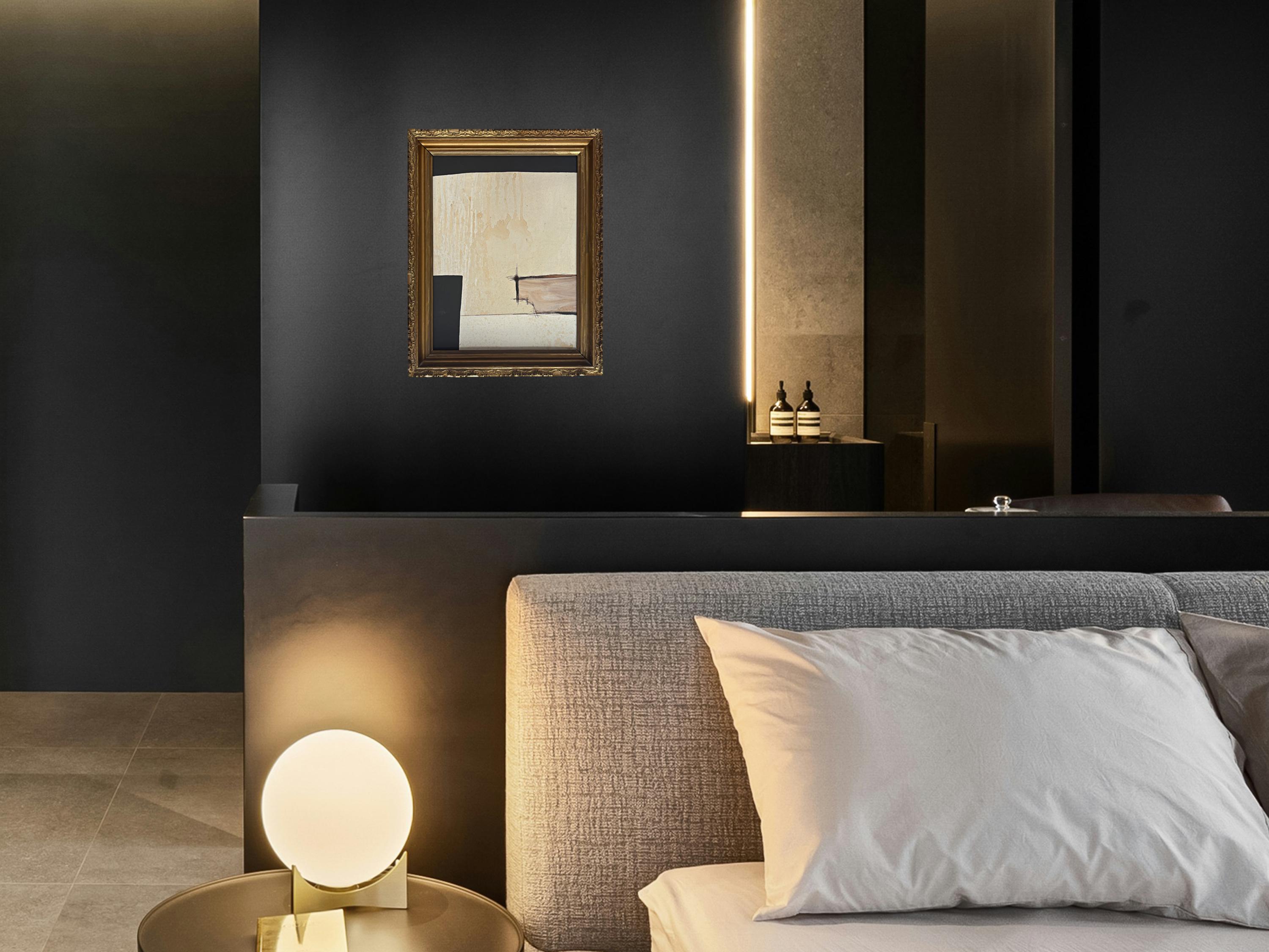 Transitional Art Vintage Abstract Painting Original Abstract Wall Art ...