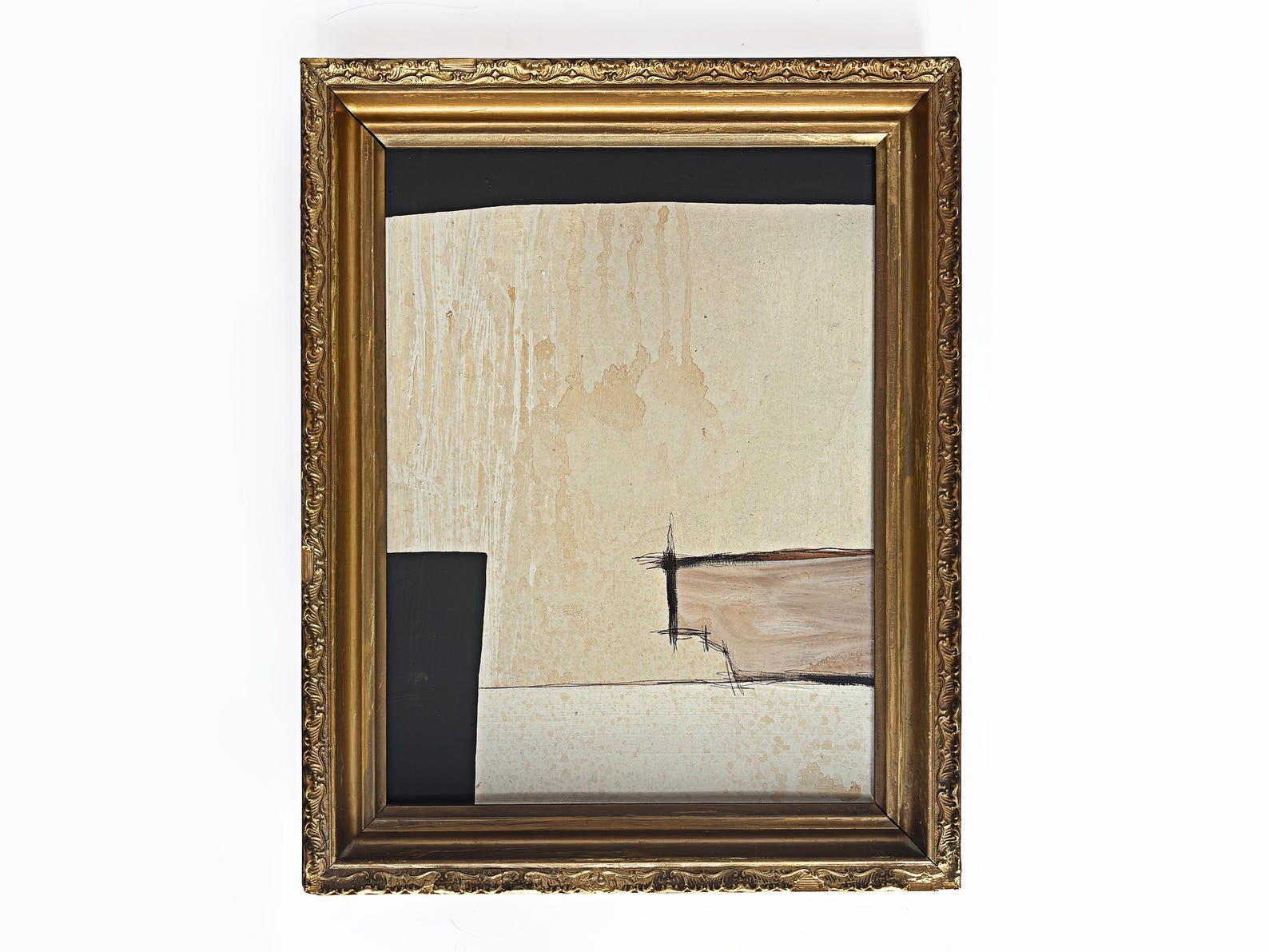 Transitional Art Vintage Abstract Painting Original Abstract Wall Art ...