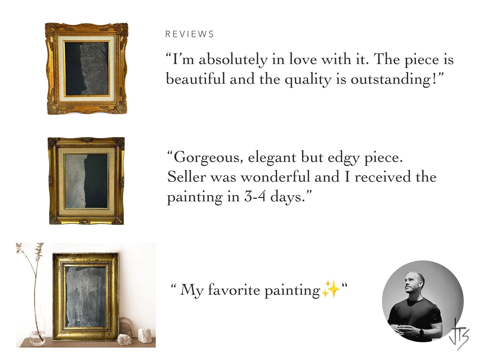 Transitional Art Vintage Abstract Painting Original Abstract Wall Art ...