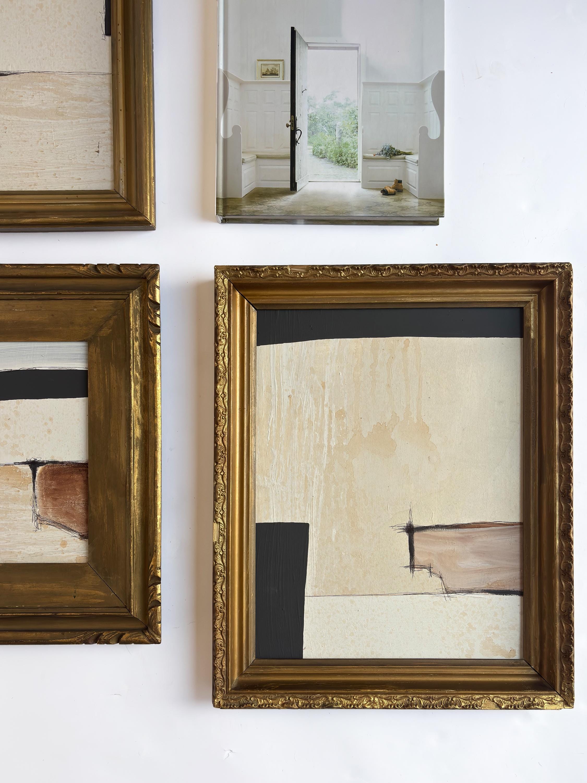 Transitional Art Vintage Abstract Painting Original Abstract Wall Art ...