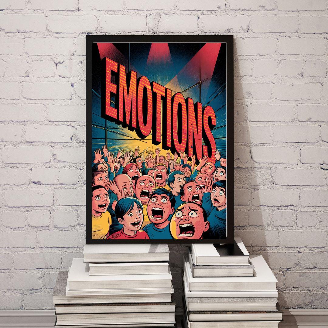 Emotions Digital Wall Art, Emotions Poster, Feelings Printable ...