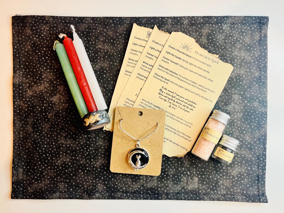 Mini Spell Casting Kit - Love & Abundance Edition: Candles, Spells ...