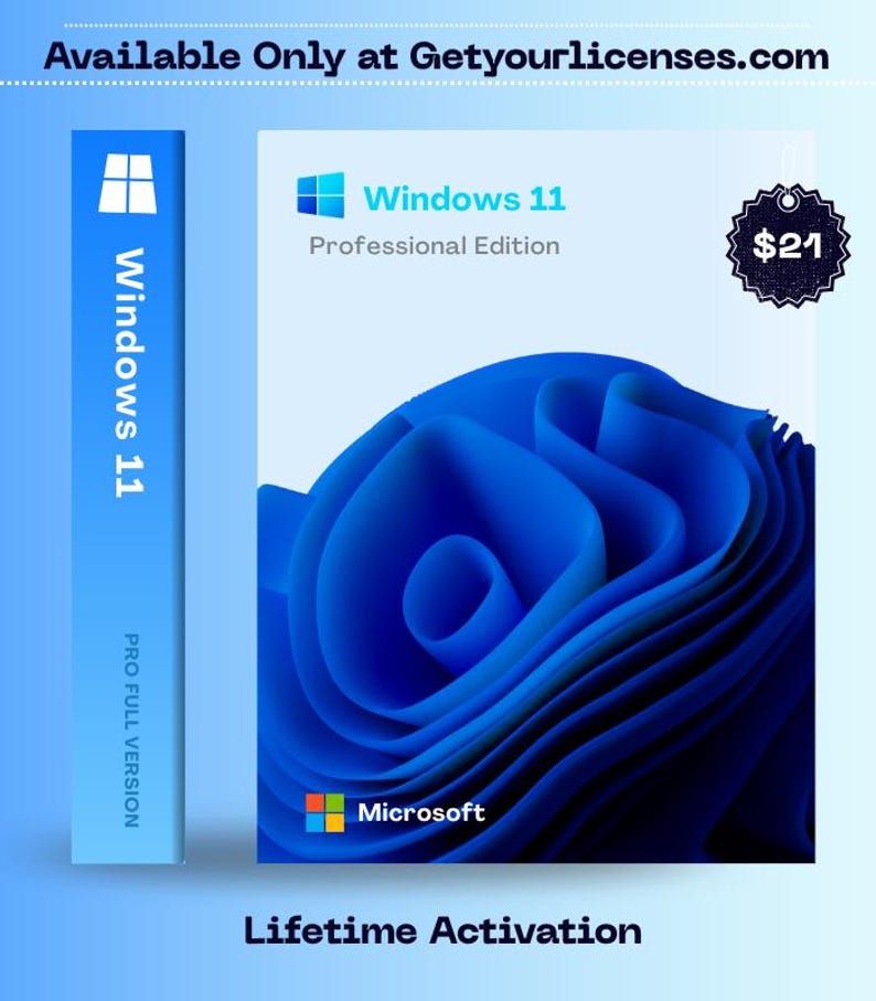 Windows 11 Professional – Digital License Key | Lifetime Activation - Etsy