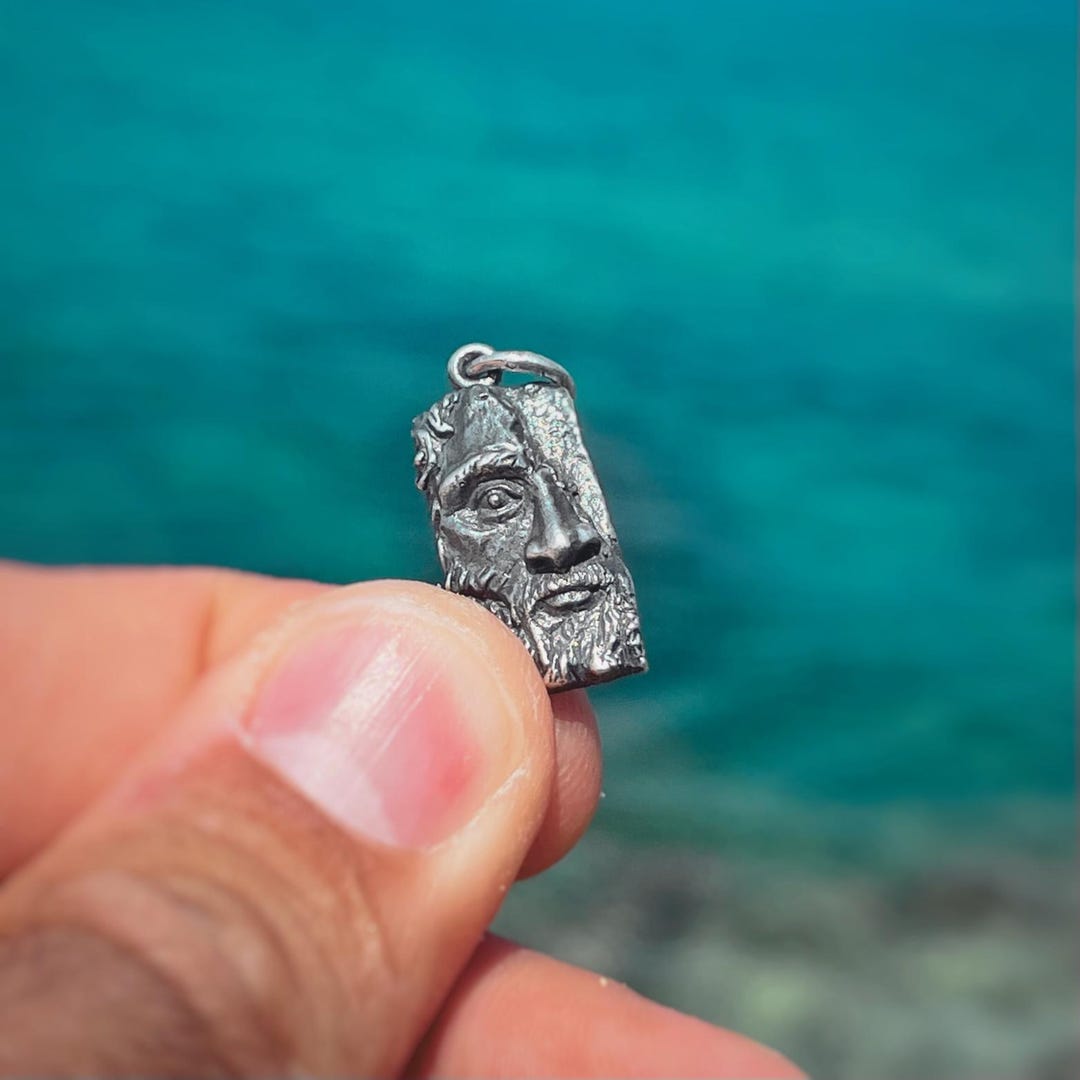 Marcus Aurelius Pendant L 925 Sterling Silver L Handmade Stoicism ...