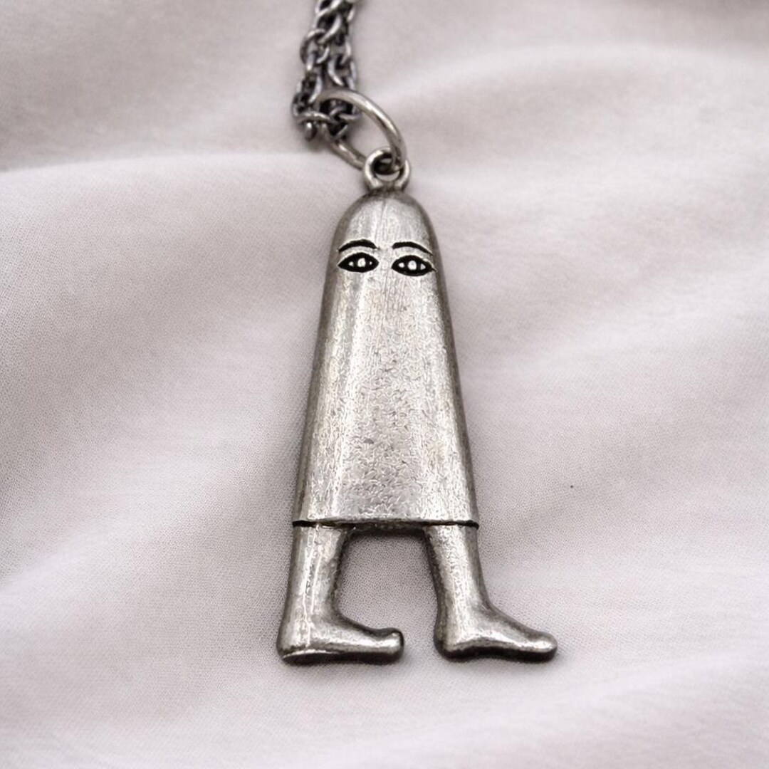 Medjed Ancient Egypt Deity Silver Pendant, Handmade Egyptian Mythology ...
