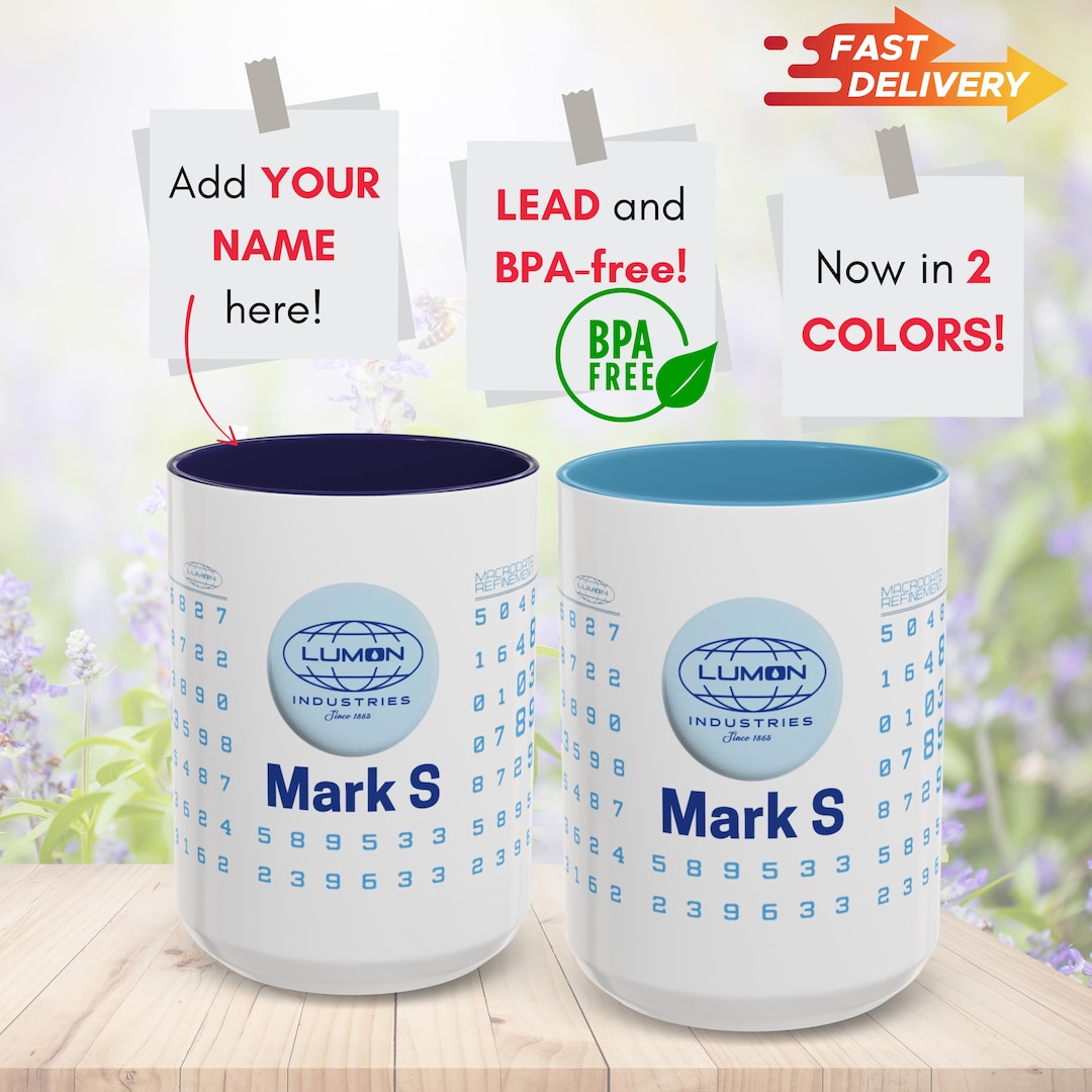 Personalized Severance Mug Lumon Industries Gift | Mark S, Helly R ...