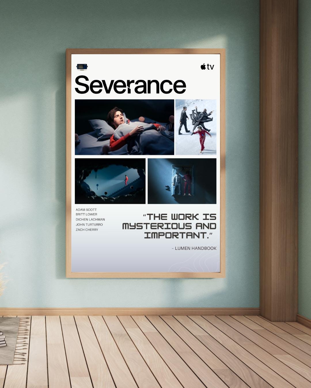 Severance TV Show Poster | Minimalist Wall Art (digital Download) - Etsy
