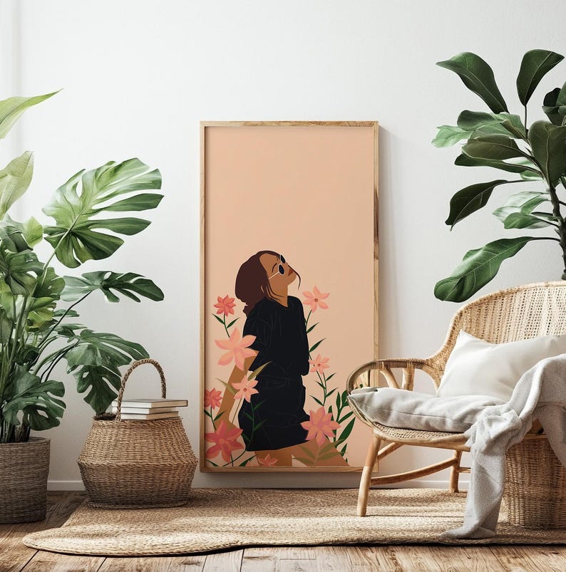 Empowered Woman Poster, Feminist Posters, Female Wall Art, Female ...