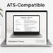 Professional Slate Resume | Canva CV Template | Navy Modern | Ats-ready ...