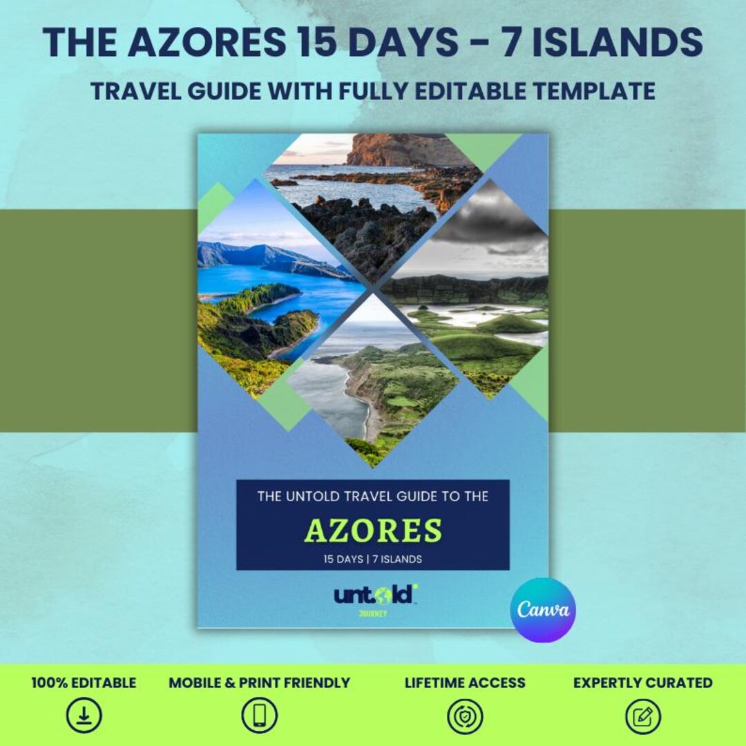 Azores Travel Guide: 15-day Itinerary, Local Tips & Maps (digital ...