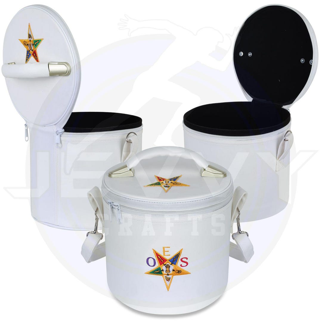 Masonic OES White Fez Case: Order of the Eastern Star Cap Holder - Etsy