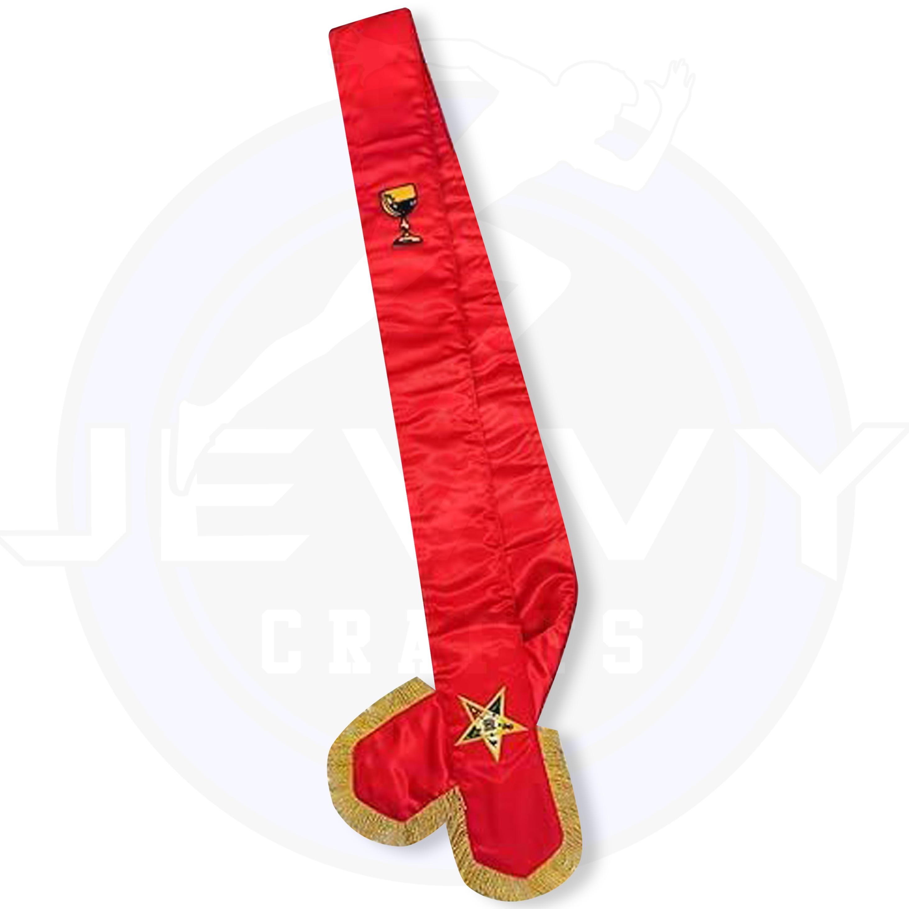 Masonic OES Officer Sash Set of 5 : Embroidered Eastern Star Regalia ...
