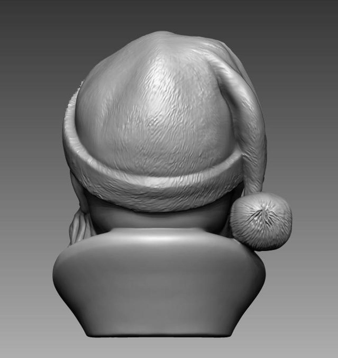 Santa Claus Face | Christmas 3D Model - Etsy