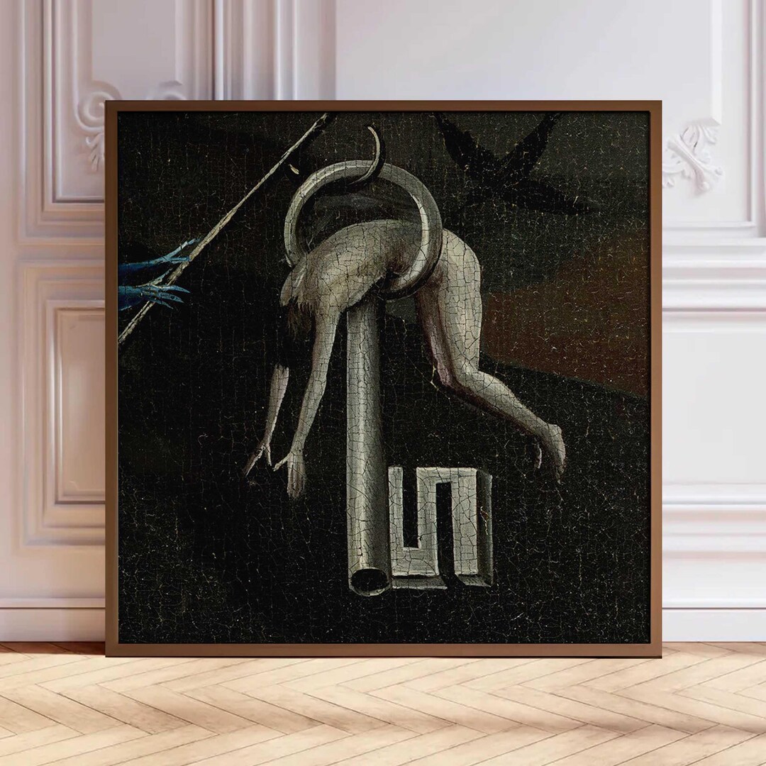 Hieronymus Bosch Art Print: Surreal Key Creature, Dark Fantasy Decor - Etsy