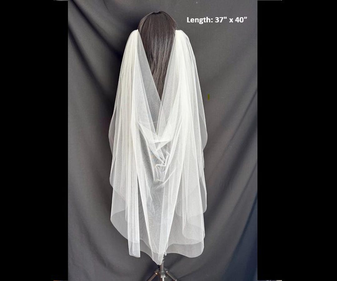 2 Tier Drape Veil: Cathedral Veil, Bridal Veil, Wedding Veil, Chapel ...