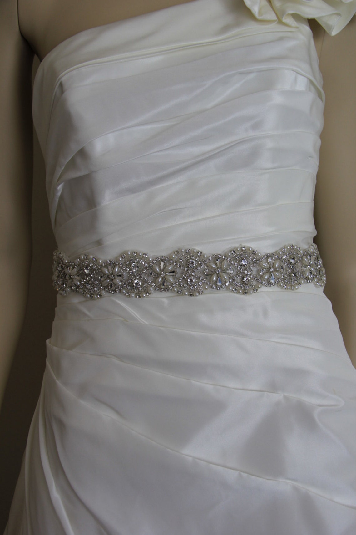 Elegant and Gorgeous Rhinestone Trim Beaded Detailed Bridal - Etsy