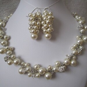 Princess Set Wedding, Bridal Jewelry, Bridal Necklace, Wedding Necklace ...