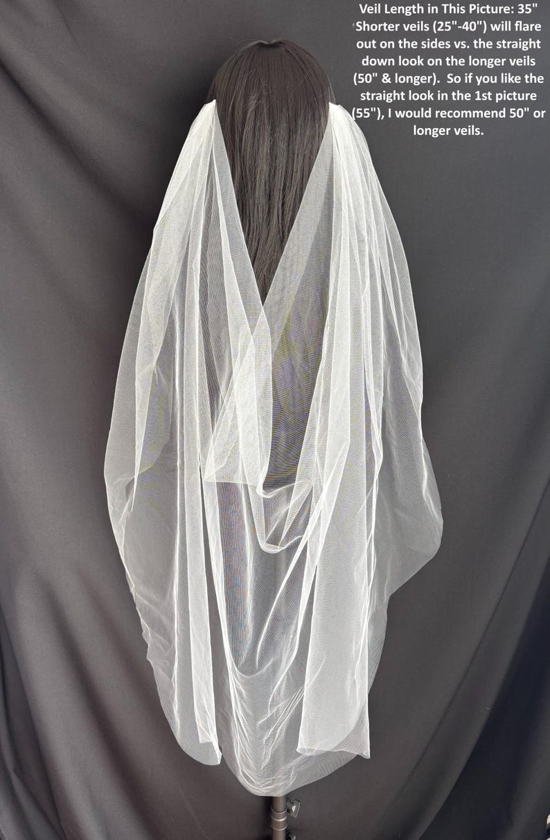 Bohemian Drape Wedding Veil: Soft Tulle Bridal Veil, Cape Veil - Etsy